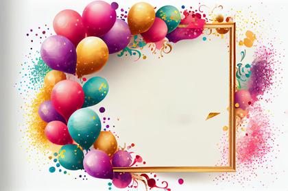 Free Download Happy Birthday Frame Background Image