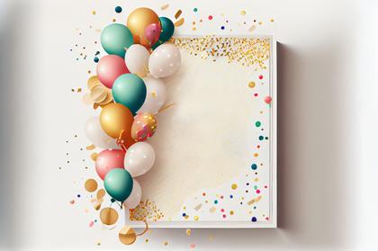 Free Download Happy Birthday Frame Background Image