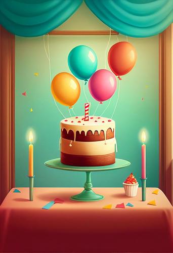 Free Download Vintage Happy Birthday Background Image