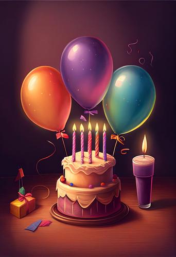 Free Download Vintage Happy Birthday Background Image