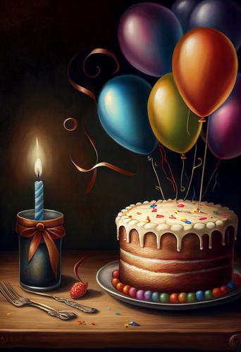Free Download Vintage Happy Birthday Frame Background