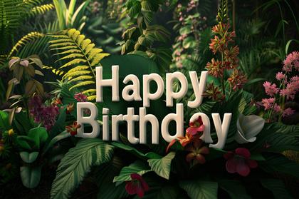 Free Download Nature Happy Birthday