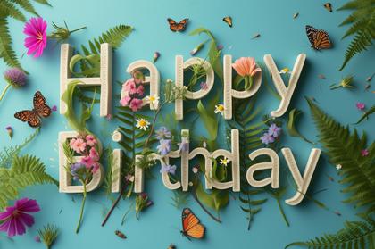 Free Download Nature Happy Birthday