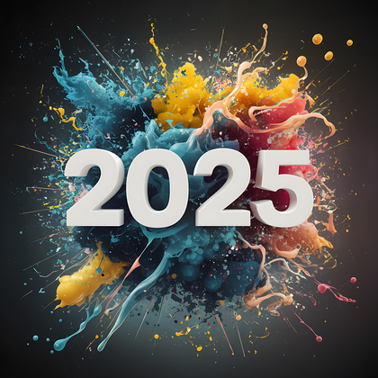 Free Download 2025 New Year Image Stylish and Joyful