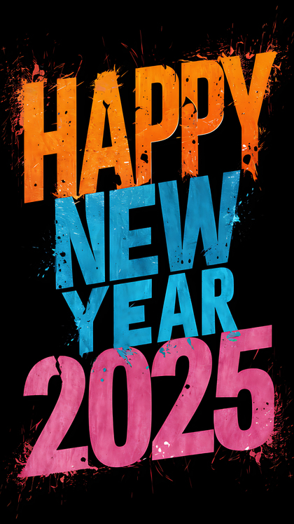 Free Download Stylish 2025 New Year Background for Your Celebration