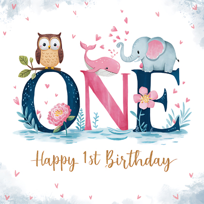 20 Free Printable “happy 1st Birthday” Images: Celebrate in Style ...