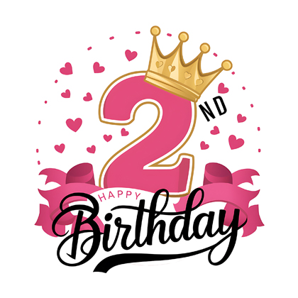 27 Delightful Happy 2nd Birthday Designs: Free Images With Balloons ...