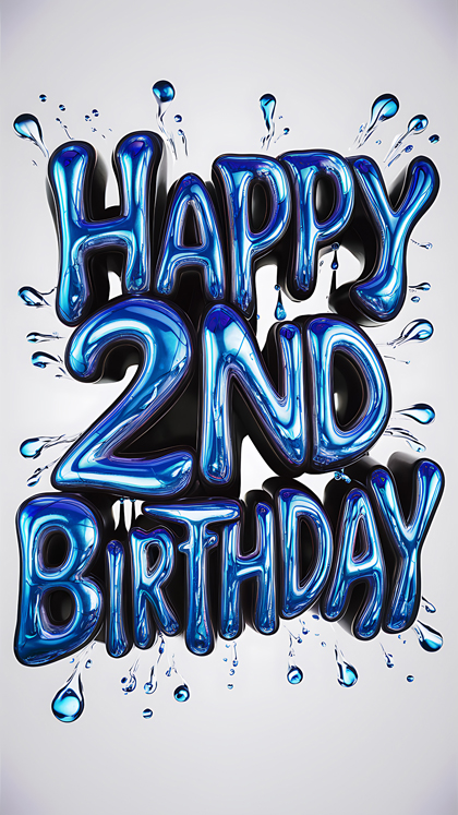 Free Download Happy 2nd Birthday