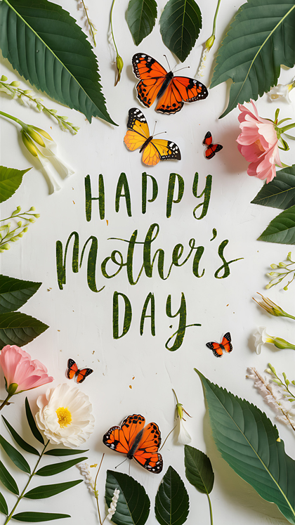 Free Download Watercolor Floral Mother’s Day Greeting