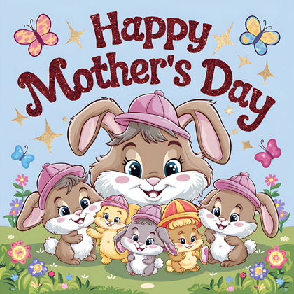 Free Download Watercolor Floral Mother’s Day Greeting