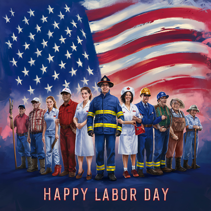 Free Download Labor Day Celebration Background