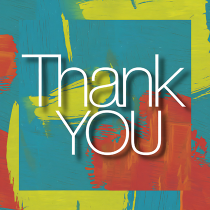 Free Download Thank You Abstract Art