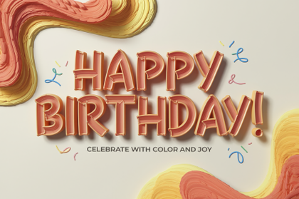 30 Free Happy Birthday Text Designs For Every Occasion! | 123freevectors