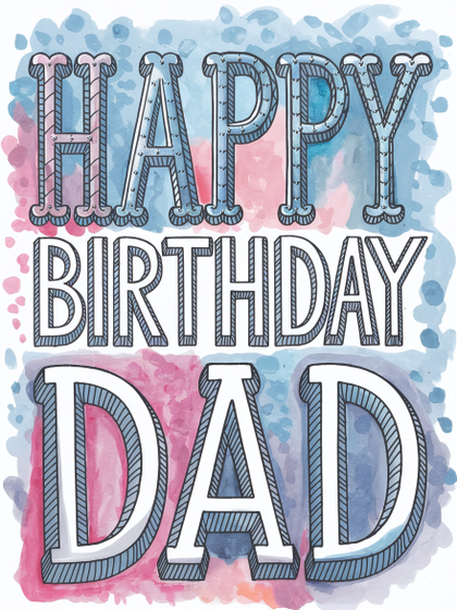 4 Happy Birthday Dad Design Bundles | Download High-resolution Images ...