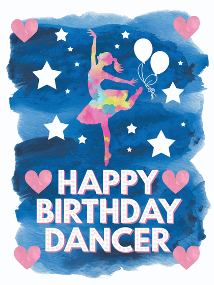25 Free Happy Birthday Dancer Designs For Every Celebration ...