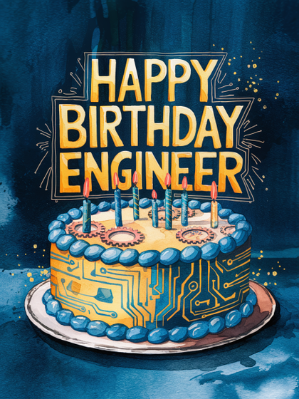 23 Free and Unique “happy Birthday Engineer” Designs For Every ...