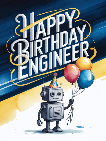 23 Free and Unique “happy Birthday Engineer” Designs For Every ...