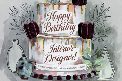 Celebrate Interior Designers With 30 Free & Fabulous Birthday Designs ...