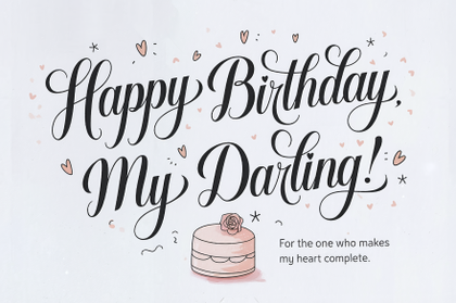 Free Download Happy Birthday Darling Script