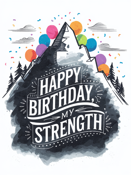 Free Download Happy Birthday My Strength