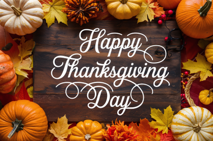 Free Download Happy Thanksgiving Day Sign
