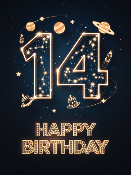 40+ 14th Birthday | Free Vectors, Photos, Artwork Images | 123Freevectors