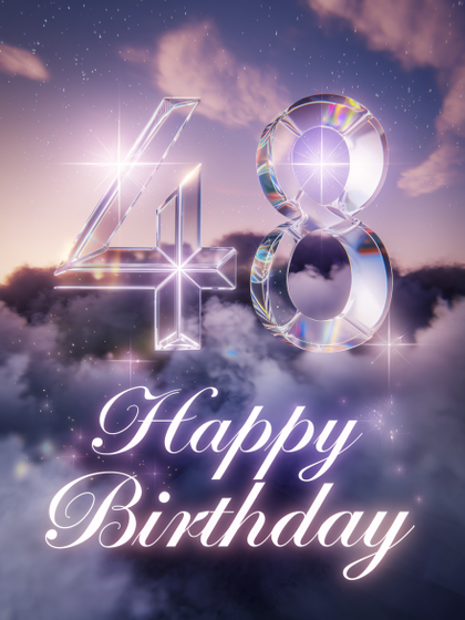 Free Download 48th Birthday: Sparkling Crystal Celebration