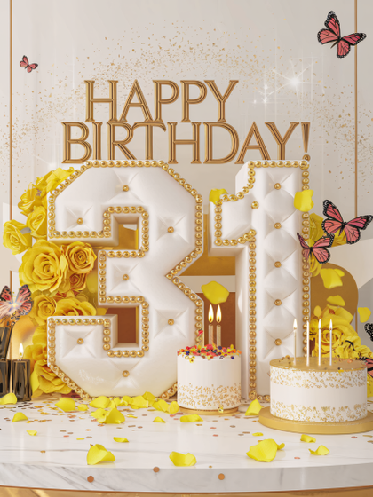 Free Download 31st Birthday Luxury Celebration