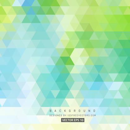 Blue Green Triangle Background Illustrator