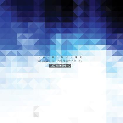 Blue Abstract Triangle Background