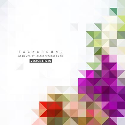 Colorful Abstract Triangle Background Free