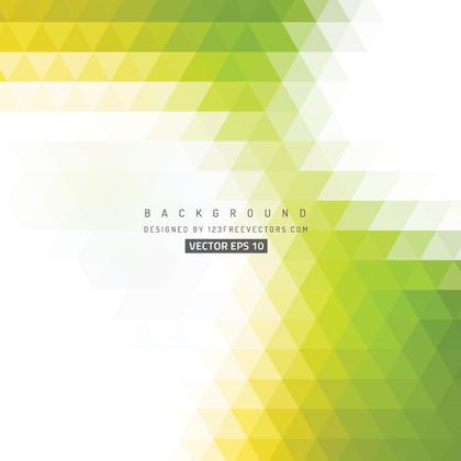 White Green Triangle Background Image