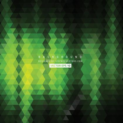 Black Green Triangle Background Design