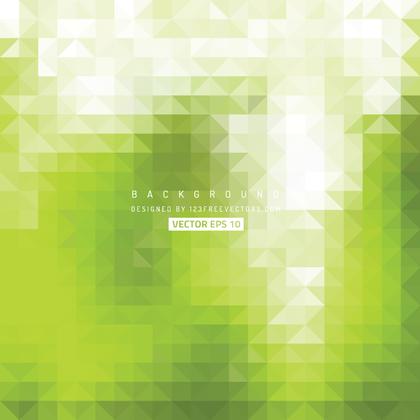 Green Triangle Background Design
