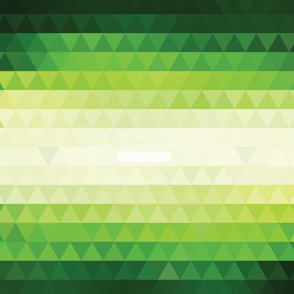 Green Geometric Triangle Background