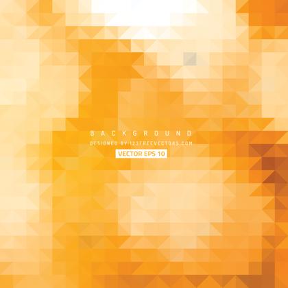 Orange Triangle Vector Background