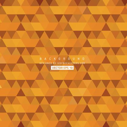 Orange Abstract Triangle Background Design