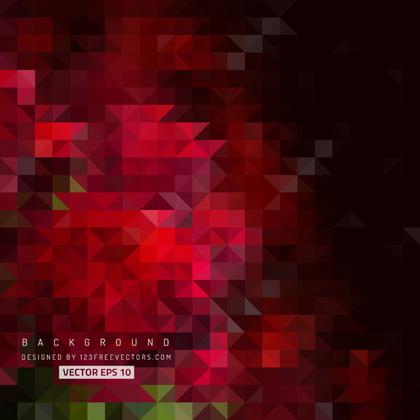 Red Black Triangle Background Pattern