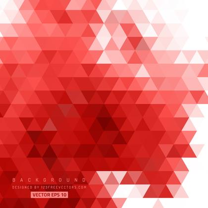 Red Triangle Background Pattern