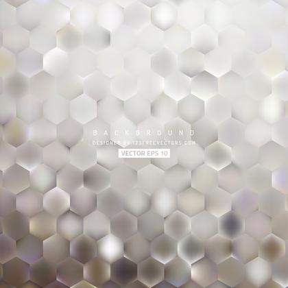 Abstract Gray Hexagon Background Template