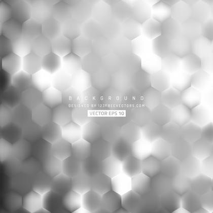 Abstract Gray Hexagon Background Pattern