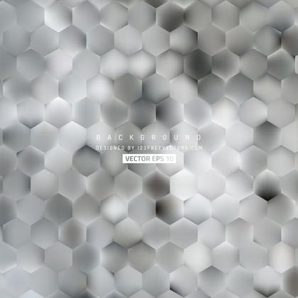 Abstract Gray Hexagon Background