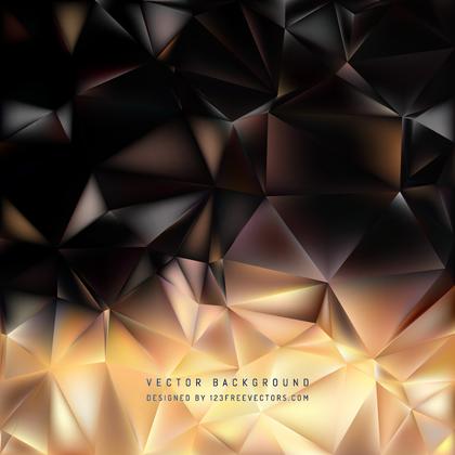 Black Brown Polygon Triangle Background