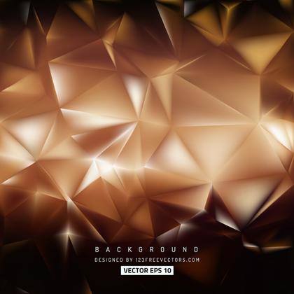 Black Brown Polygon Triangle Pattern Background