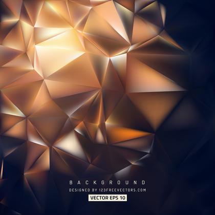 Black Brown Polygon Pattern Background