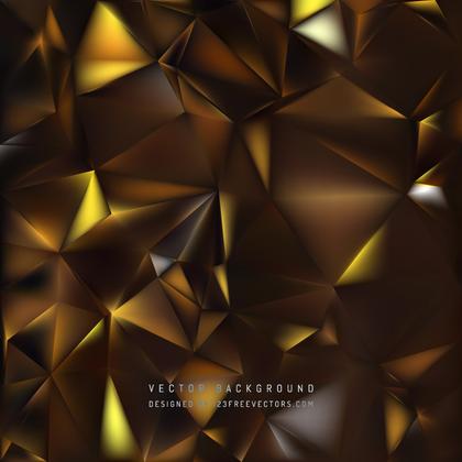 Abstract Brown Polygon Background Template