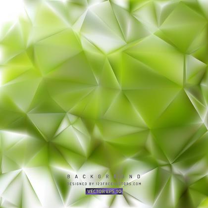 Green Polygon Triangle Pattern Background