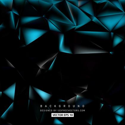 Black Polygon Triangle Background