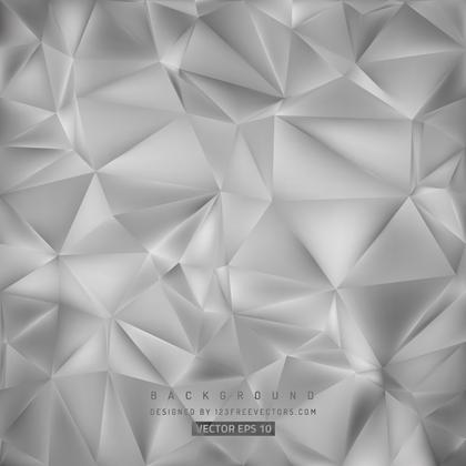 Abstract Gray Polygon Background Template