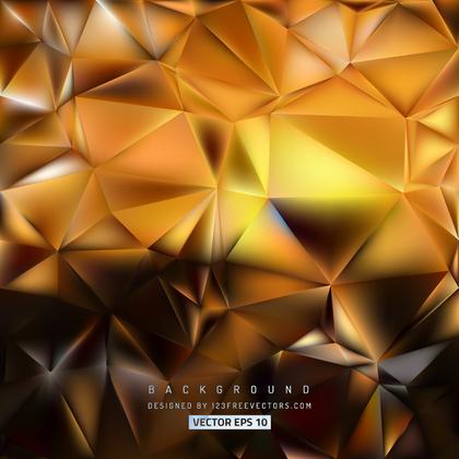 Dark Orange Polygon Background